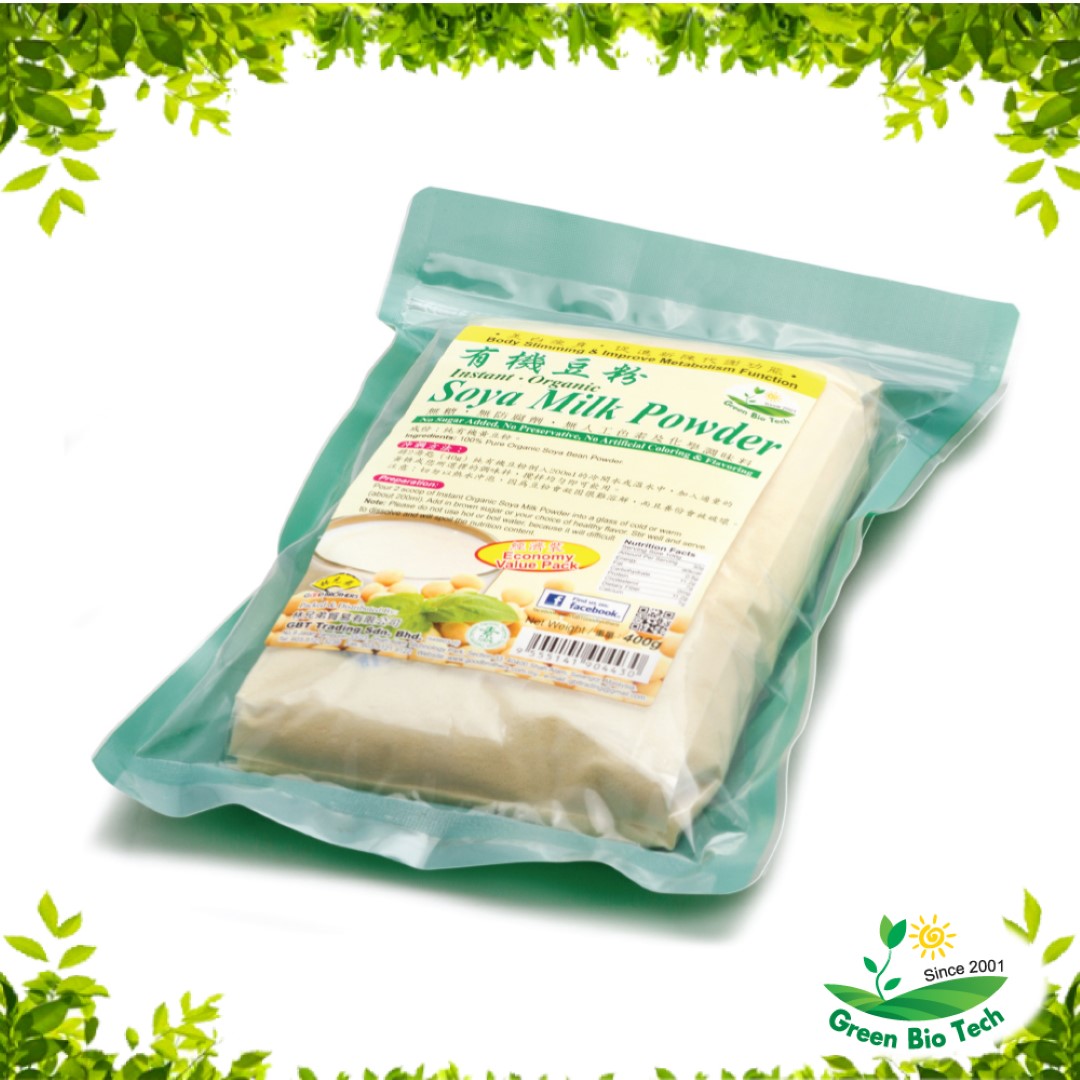 Organic Soya Bean Powder | 有机豆粉 350g - GBT Trading Sdn Bhd