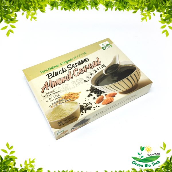 Black Sesame Almond Cereal 黑芝麻杏仁糊 (320g) (40g x 8 sachets) - GBT Trading Sdn Bhd